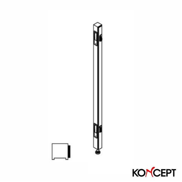 Able 2 Way Partition Pole (AB-PTR2R) – Allora Office Furniture