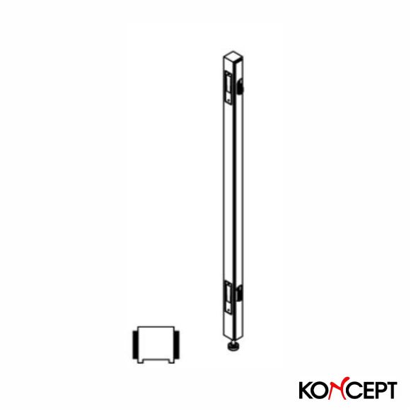 Able 3 Way Partition Pole (AB-PTR3) – Allora Office Furniture